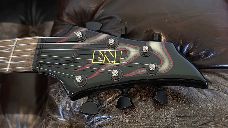 ESP Forest George Lynch Flame Baritone KISO CUSTOM SHOP | Reverb