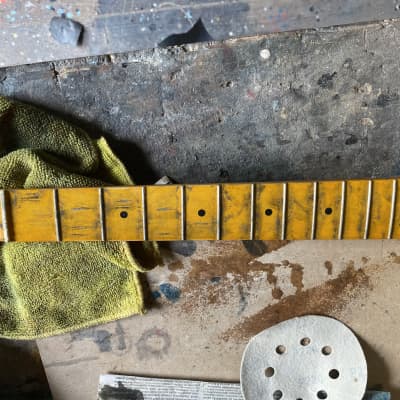 Heavy Relic Stratocaster neck, Maple | Reverb