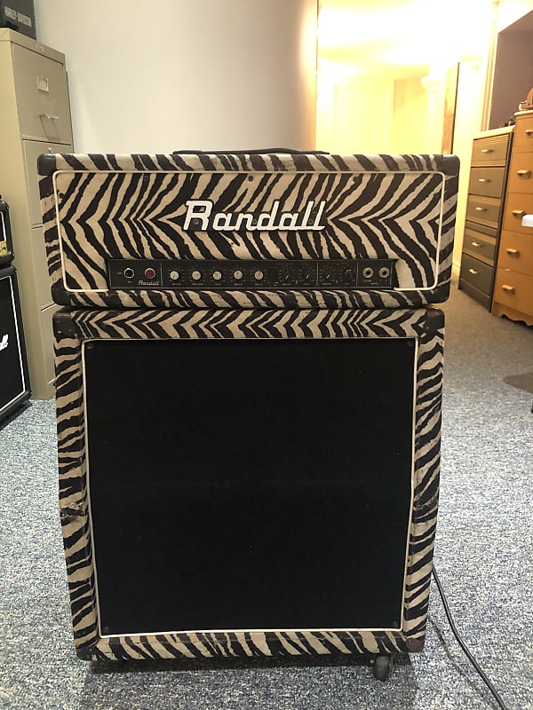 Randall RG80ES 1980s Zebra Amp Stack | Reverb