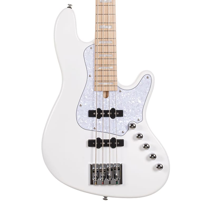 Cort Elrick NJS Series 4-String Bass Guitar White | Reverb