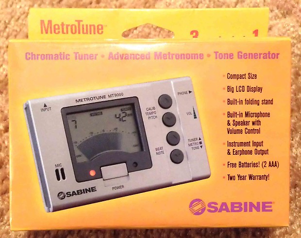 Sabine MetroTune MT9000 - Chromatic Tuner, Metronome, & Tone | Reverb