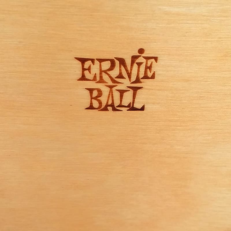 Ernie Ball Wooden display box 2000's - Natural | Reverb