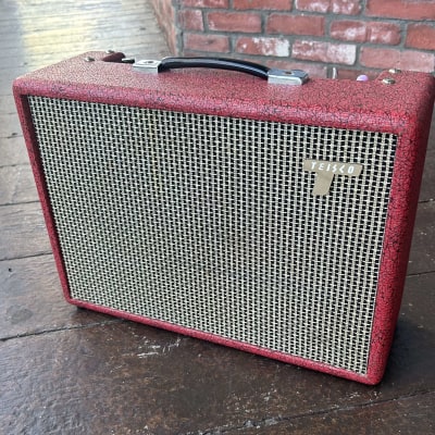 1961 Teisco 78-R 2x12 Combo Amplifier in Black/Red Sparkle - | Reverb
