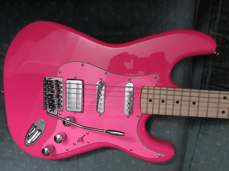 ~Cashified~ Kramer Stratocaster-Style Pink Rock 'n' Roller | Reverb