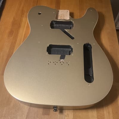Telecaster Body HH Double Bound - Gold Metallic | Reverb