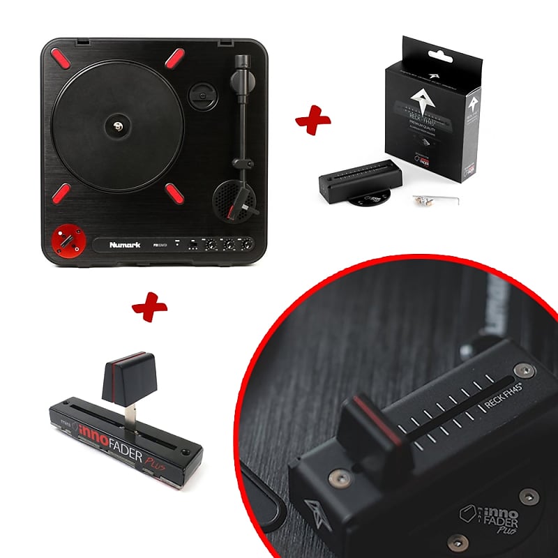 Numark PT01 Scratch with Pre-Installed Innofader and Dock | Reverb