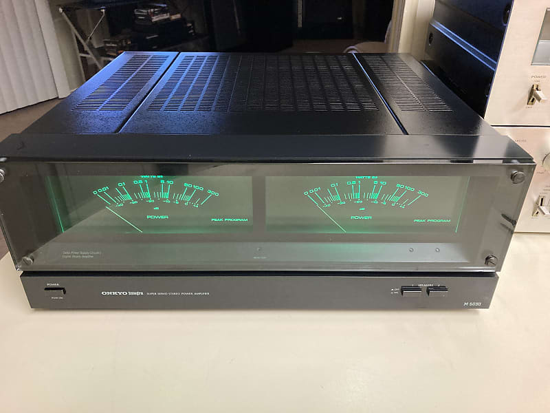 Onkyo M-5030 Vintage 1982 Black/Green lights | Reverb