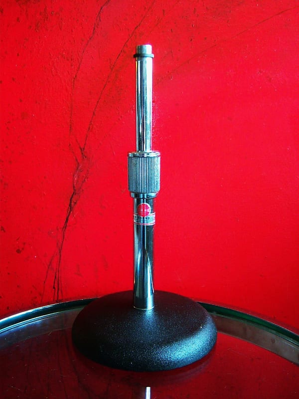 Vintage 1970's Atlas Sound DS7 microphone desk stand w box | Reverb