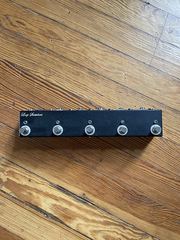Loop Switchers 5 Channel True Bypass Looper Black | Reverb