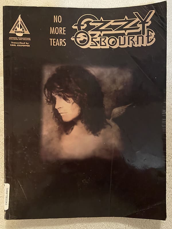 Ozzy Osbourne - No More Tears - Guitar Tab / Tablature Book | Reverb