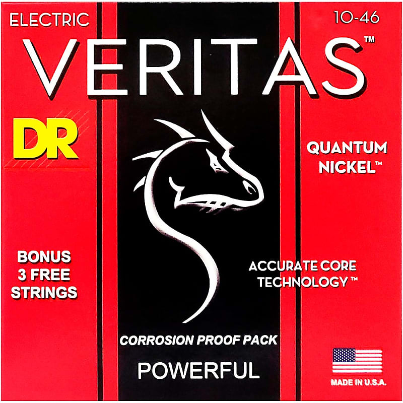 DR Strings VERITAS - Accurate Core Technology Medium Electric | Reverb