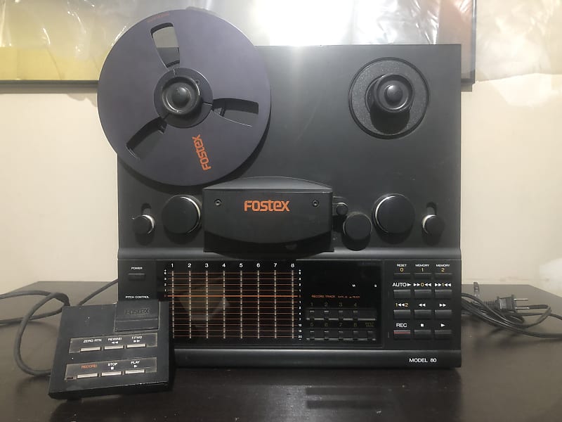 Fostex Model 80 1/4” 8track recorder Late ‘80s - Black | Reverb