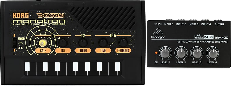 Korg monotron DELAY Analog Ribbon Synthesizer Bundle with | Reverb