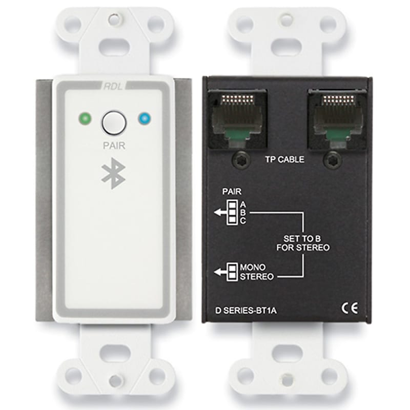 RDL D-BT1A Wall-Mounted Bluetooth Audio Format-A Interface | Reverb