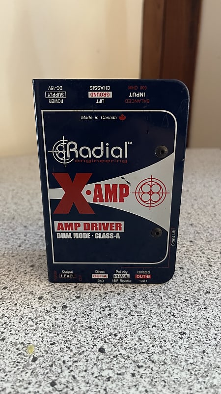 Radial X Amp Amp Driver Dual Mode Class A 2000’s Blue | Reverb