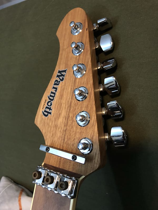 Warmoth 7/8 Left Handed Canary Neck/Pau Ferro Fretboard | Reverb
