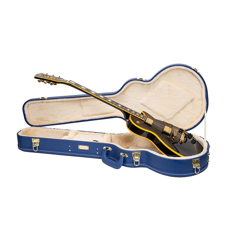 Crossrock Wooden Guitar Case -Fits Les Paul Electric Guitars | Reverb