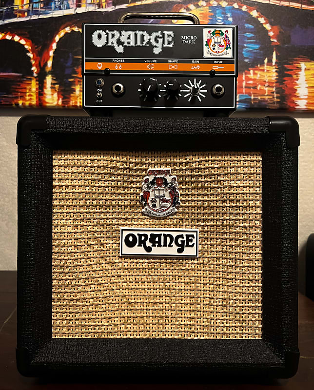 Orange Micro Dark Terror Hybrid Amp Head Mini Stack Combo w/ | Reverb