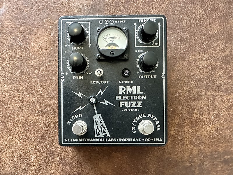 Retro Mechanical Labs Electron Fuzz Custom - Black | Reverb
