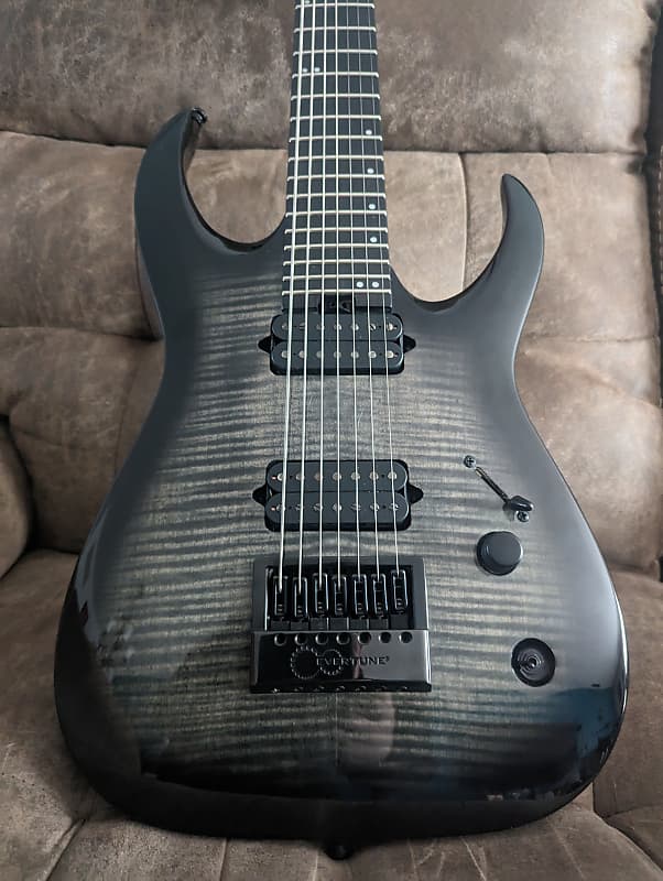 Jackson HT7 Evertune 2018-2021 - Black, Gray flame maple | Reverb