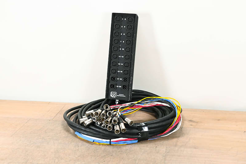 ProCo SMA1604FBX-50 SMA Series 16x4 Stage Snake with XLR | Reverb
