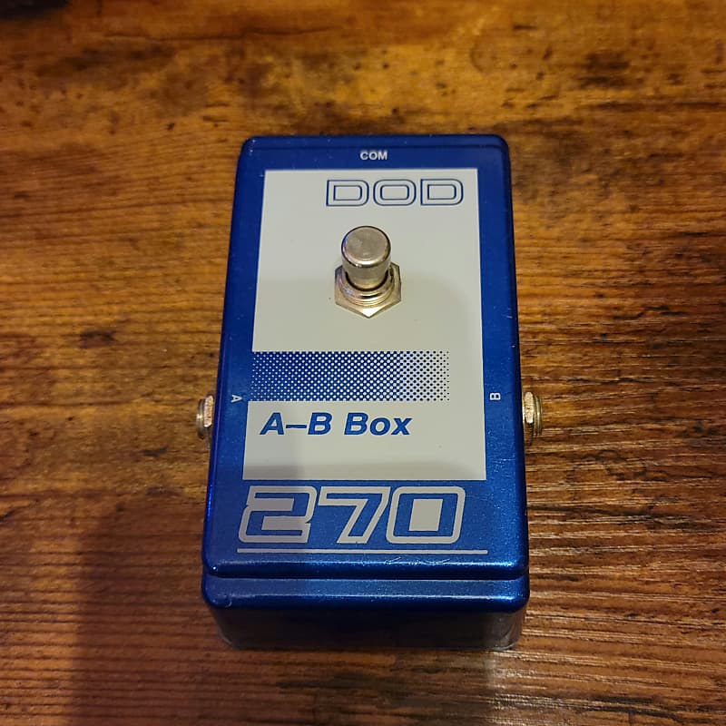 1981 DOD A/B Box Blue original box | Reverb