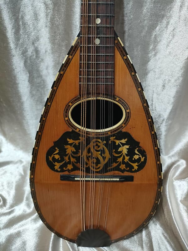 BEAUTIFUL VINTAGE 12 STRING BOWLBACK MANDOLIN**SEE VDO" | Reverb