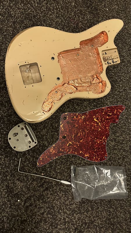 Real Life Relics Semi Loaded Jazzmaster Body Aged Vintage | Reverb