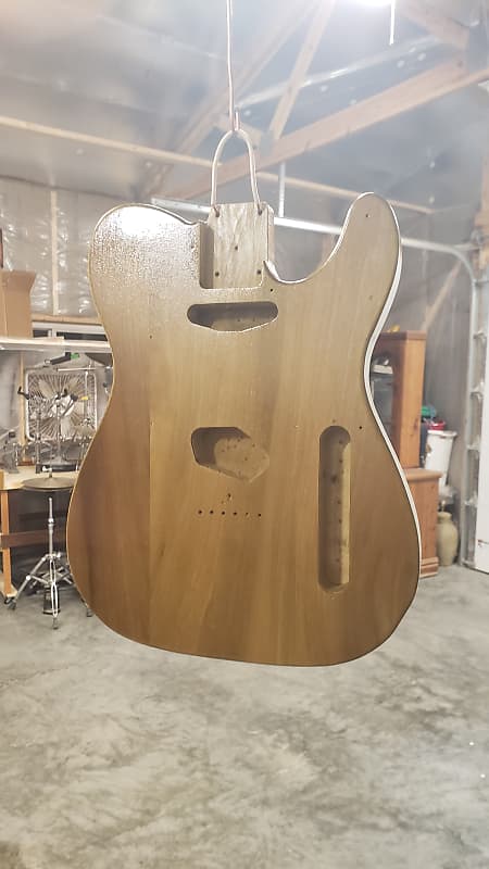 Homemade Telecaster style 2023 - Clear coat - Solid Body | Reverb
