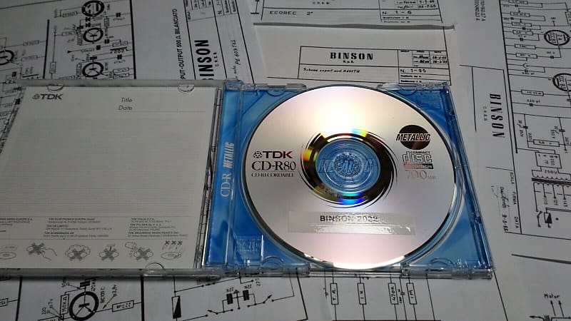 BINSON SCHEMATICS DIAGRAMS - ECHOREC - AMPS - MANUALS | Reverb