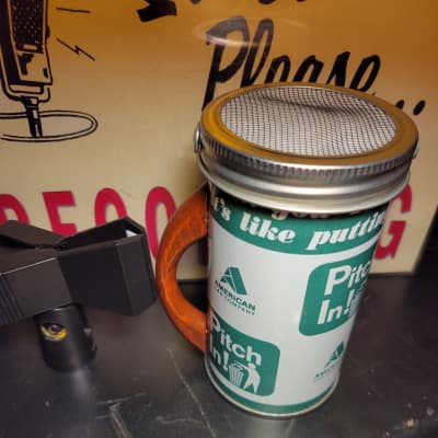 Lo Fi Steel Can Piggy Bank Microphone - Pitch In | Reverb
