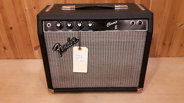 Fender Champ II 1982 Blackface (230V Export Version) | Reverb