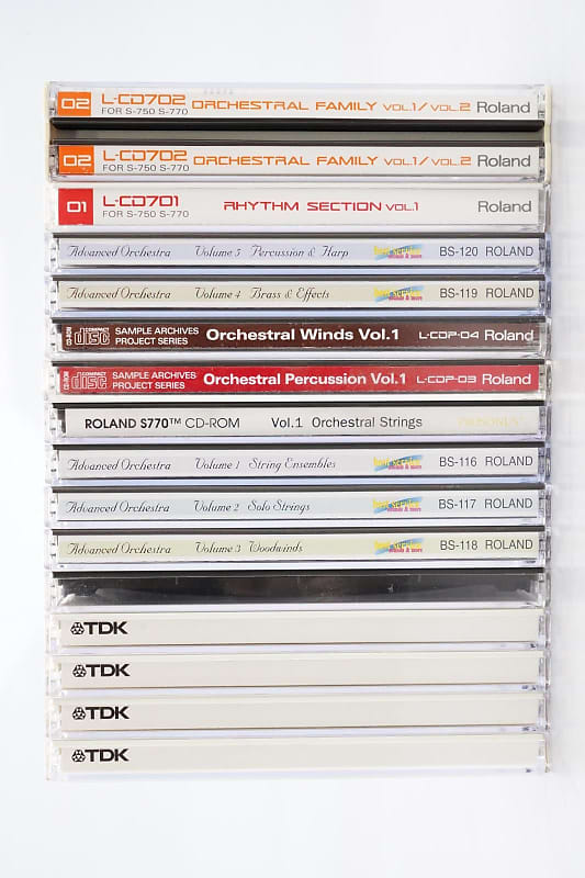 Lot of Best Service & Roland CD-ROM Orchestral Sample & Loop | Reverb