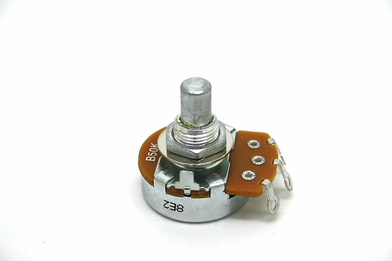 ALPHA TAIWAN B50K 50K LINEAR SOLID SHAFT ⅜" 24mm BASE | Reverb España