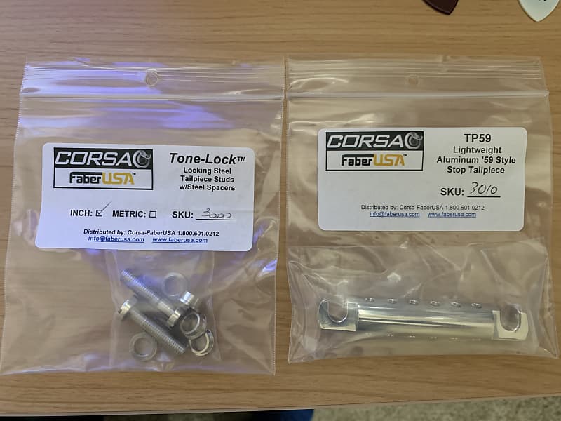 Faber Tail Piece & Locking Studs | Reverb