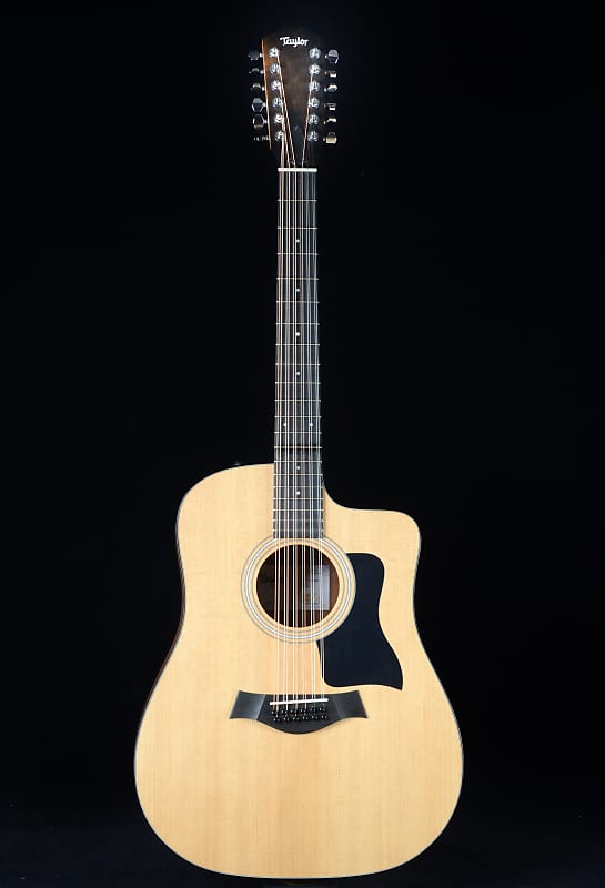 Taylor 150ce 12-String Acoustic/Electric - Natural Satin | Reverb