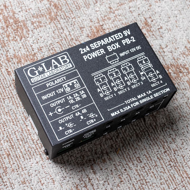 G LAB 2x4 Separated 9V Power Box PB-2 #00017500889 Second | Reverb
