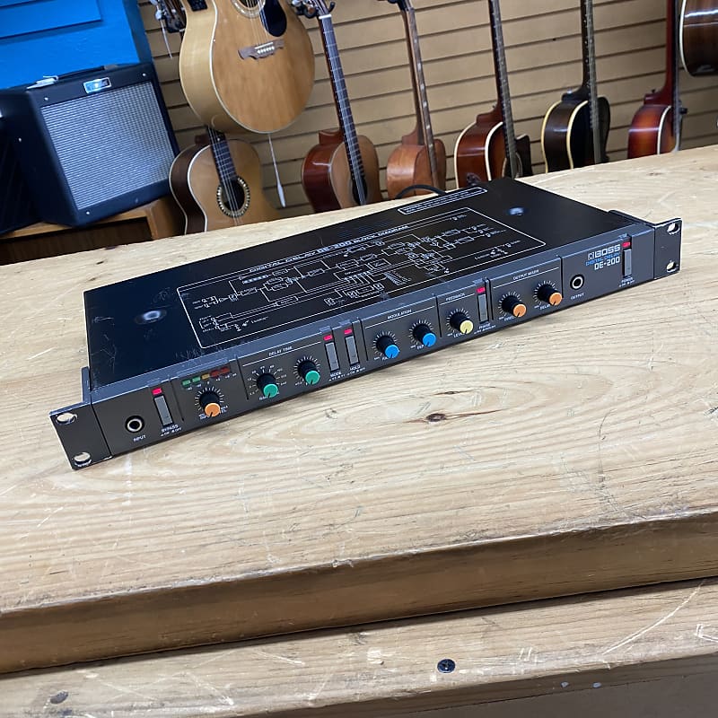 Vintage Boss DE-200 Digital Delay Rackmount Effects Unit Made | Reverb