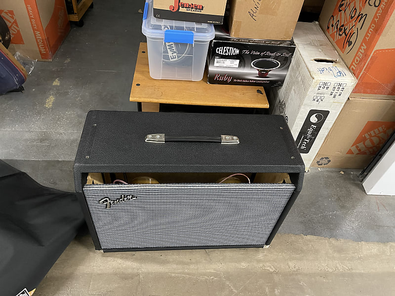 Boutique Super Reverb 2x10 Pine Cabinet w/Reverb Tank and | Reverb