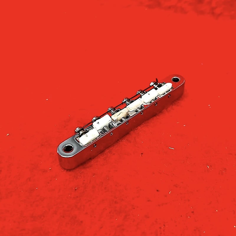 Gibson ABR-1 guitar bridge - Nylon Saddle original vintage | Reverb