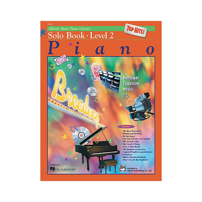 Alfred Alfred's Basic Piano Course Top Hits! Solo Book 2 | Reverb