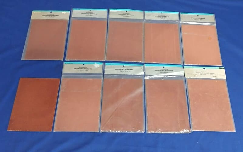 Vintage Lot of 10 Archer/Radio Shack Prepunched Perfboard 6" | Reverb