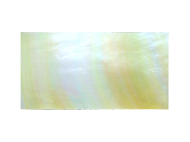 Incudo Gold Mother of Pearl Inlay Blank - 42x22x1.3mm | Reverb UK