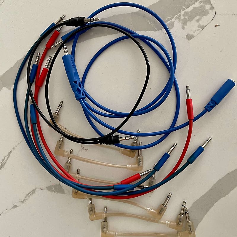 Modbap Modular Stub Patch Cables 2020s - Clear | Reverb