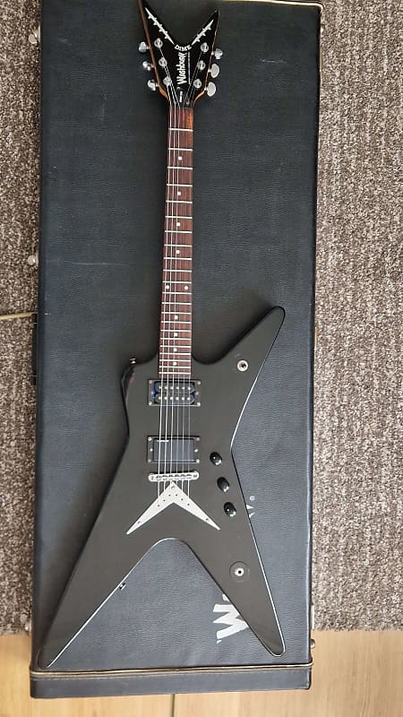 Washburn Dime 332 Black Electric Guitar with Hard and | Reverb