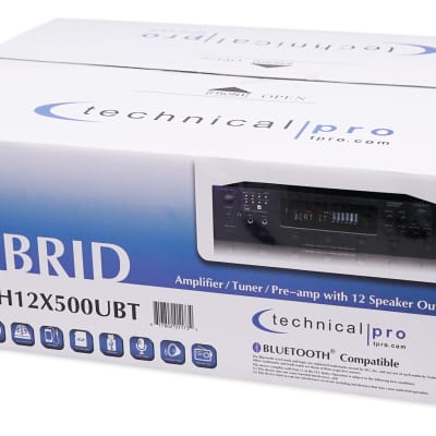 Technical Pro 6000w 6-Zone, Home Theater Bluetooth | Reverb