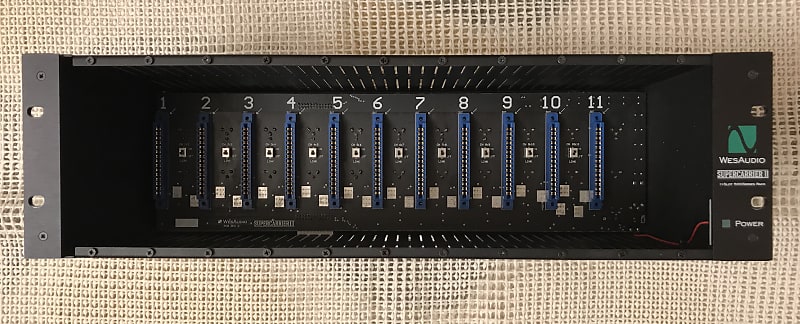 WesAudio Supercarrier II 11-slot 500 series rack | Reverb