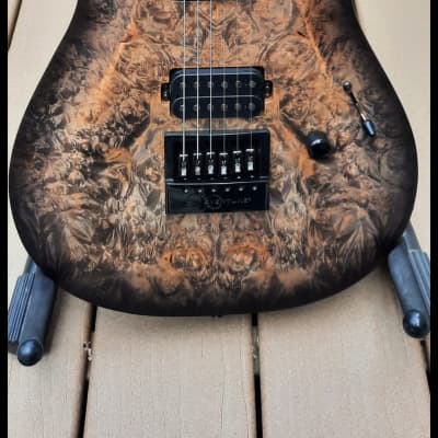 Kiesel AJ6E Andy James Crescent Signature 2021 Burled Maple | Reverb