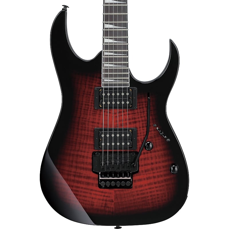 Ibanez GRG320FATRB RG Gio Electric Guitar, Transparent Red | Reverb