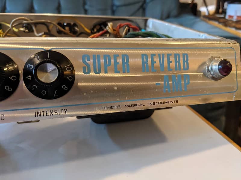 1970 Fender Super Reverb Chassis For Restoration | Reverb